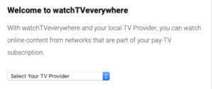 Watch TV Everywhere (WTVE) Setup – Articles for the VNET Fiber Community